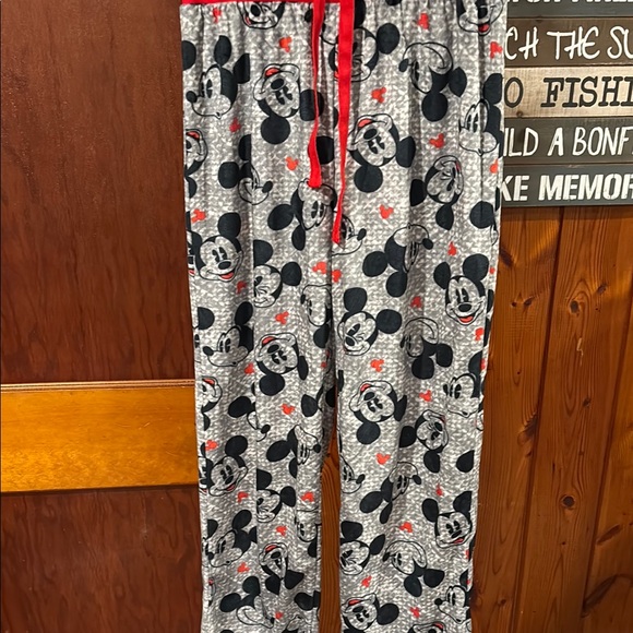 Disney | Intimates & Sleepwear | Mickey Mouse Velour Jammie Pants ...